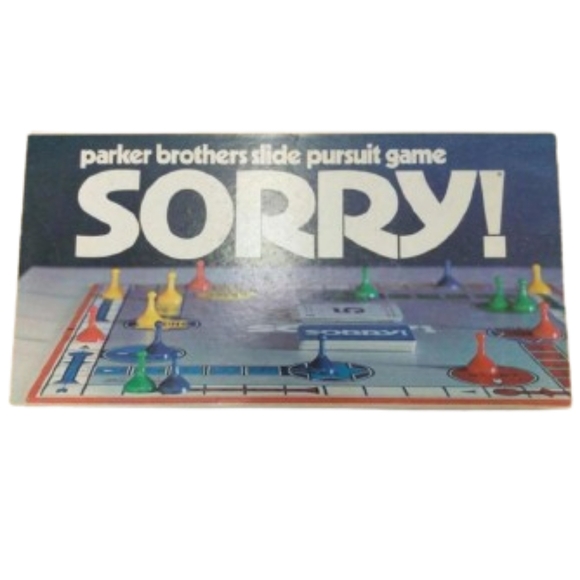 Other | Vintage Parker Brothers Sorry Boardgame | Poshmark